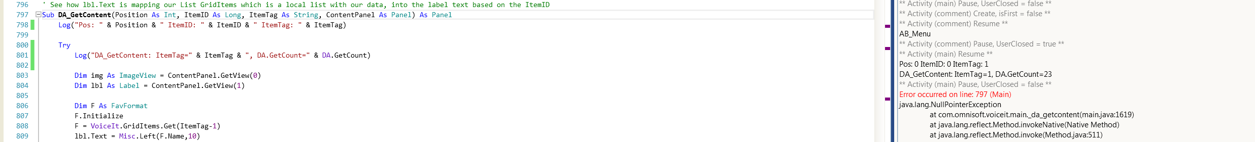 Is This Crash A B4a Bug Or The Dynamicgrid Bug B4x Programming Forum 6053